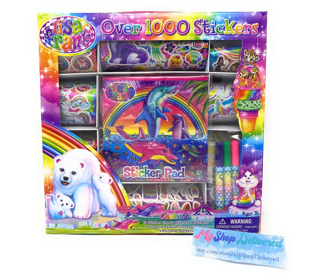 Lisa Frank - Sticker Activity Set - Over 1000 Stickers With Pad ...