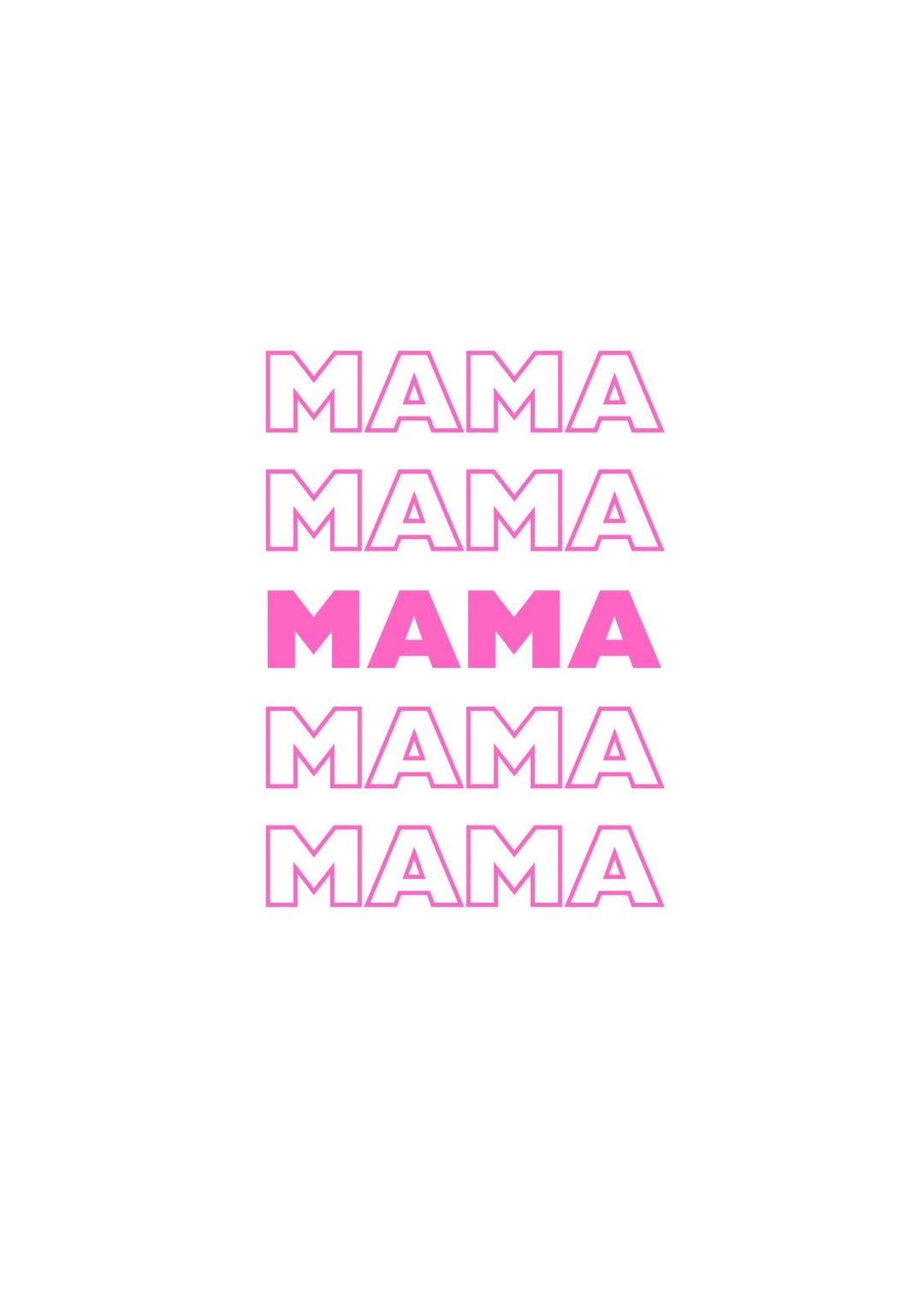 Mama SVG File - Ready to Cut File - Etsy