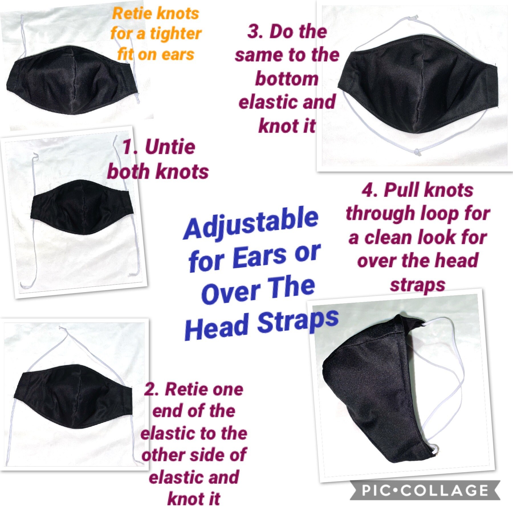 Kids Size Handmade Face Masks, Pattern Masks, Triple layers, Filter ...