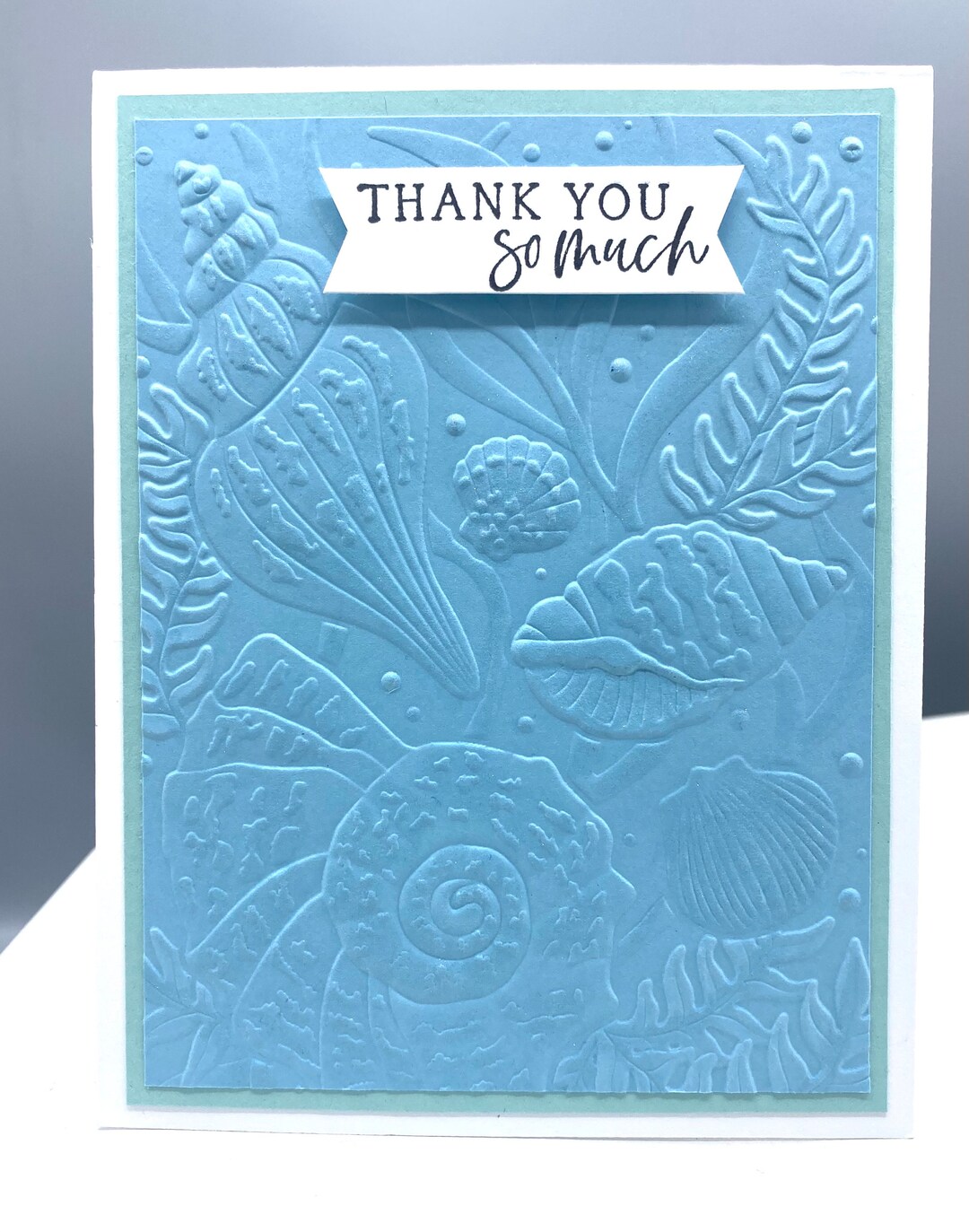 Thank You, Shells, Beach, Ocean, Seashells, Carolescardshop, Homemade ...