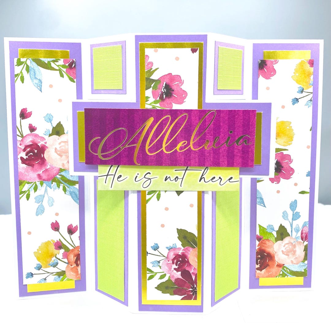Easter, Pop up Card, Floral, Resurrection, Carolescardshop, Display ...