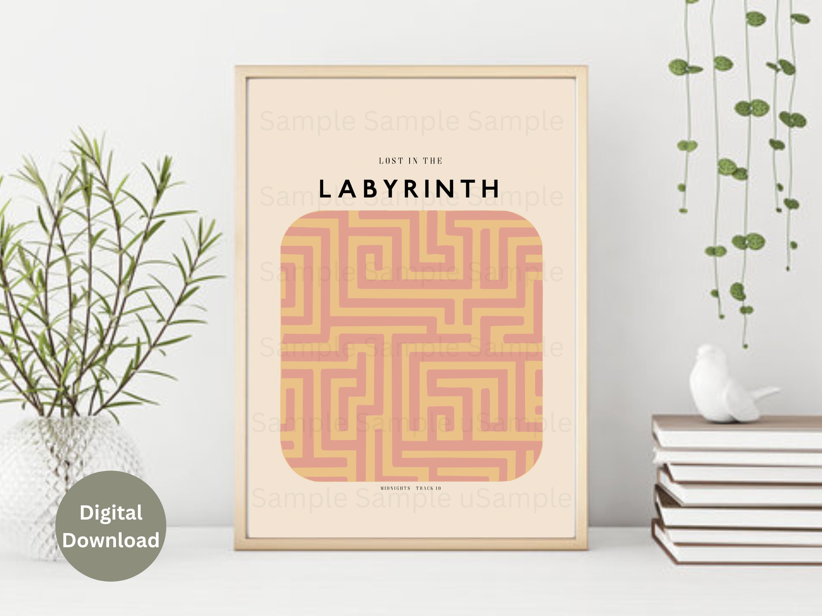 Labyrinth | Digital Print | Song Poster | Album Poster | Wall Art | Poster - Etsy