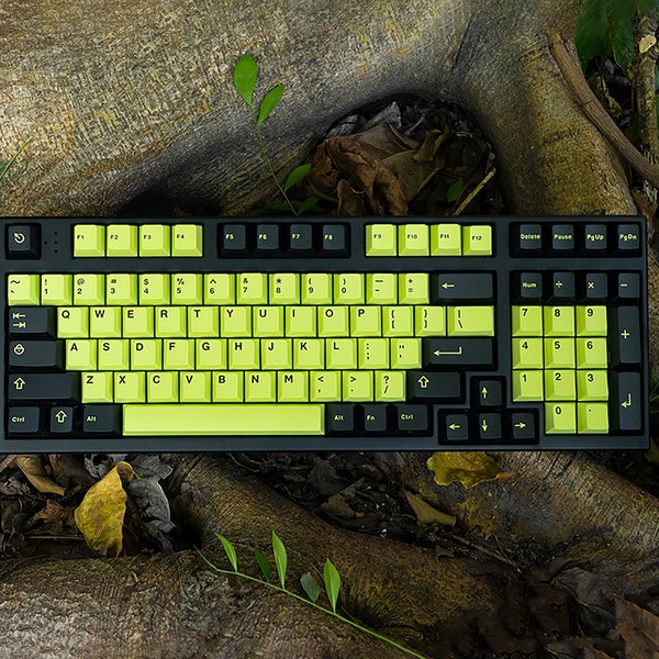 Black and Yellow Keyboard - Etsy