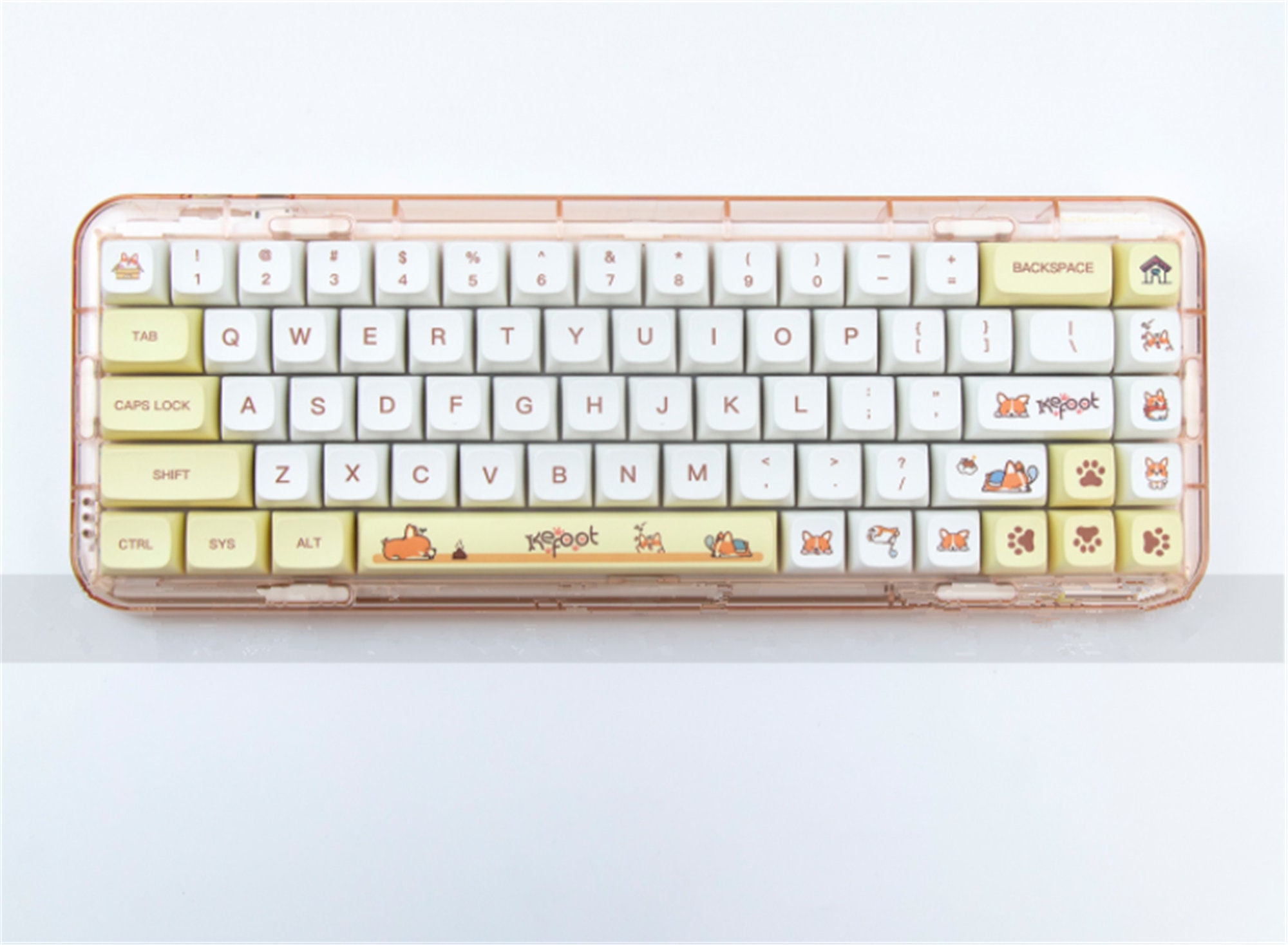 135pcs Kawaii Corgi Theme Keycap Set Puppy Keycap XDA - Etsy Canada