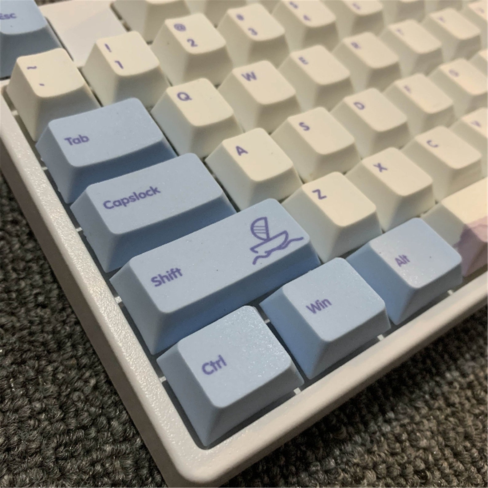 108pcs Blue Whale Sea Keycap SetPBT Keycap SetCherry Keycap | Etsy