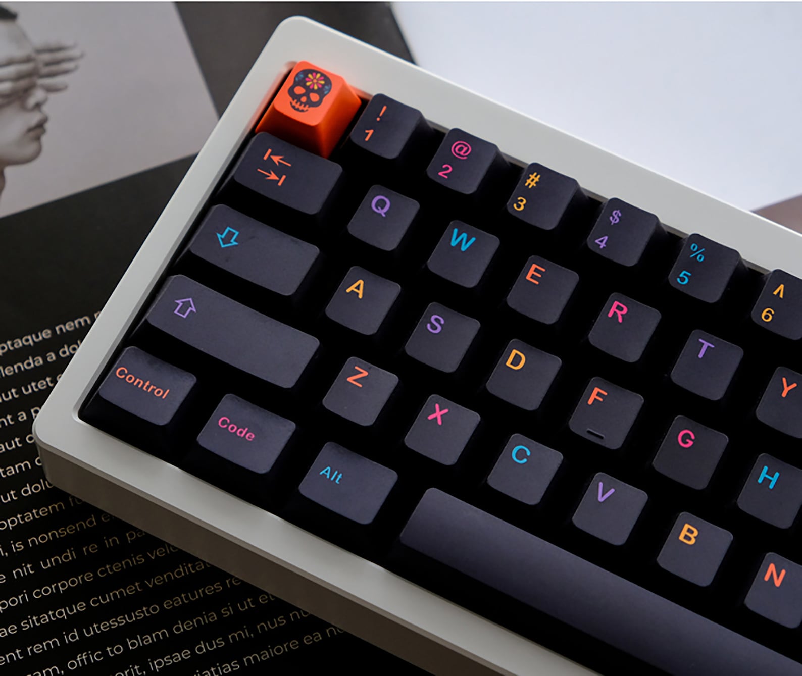 135pcs Halloween Animal Skull Theme Keycap Set Personalized - Etsy