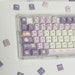 131PCS Purple Rabbit Theme Keycap Set,cute Keycap Set,pbt Keycap,xda ...