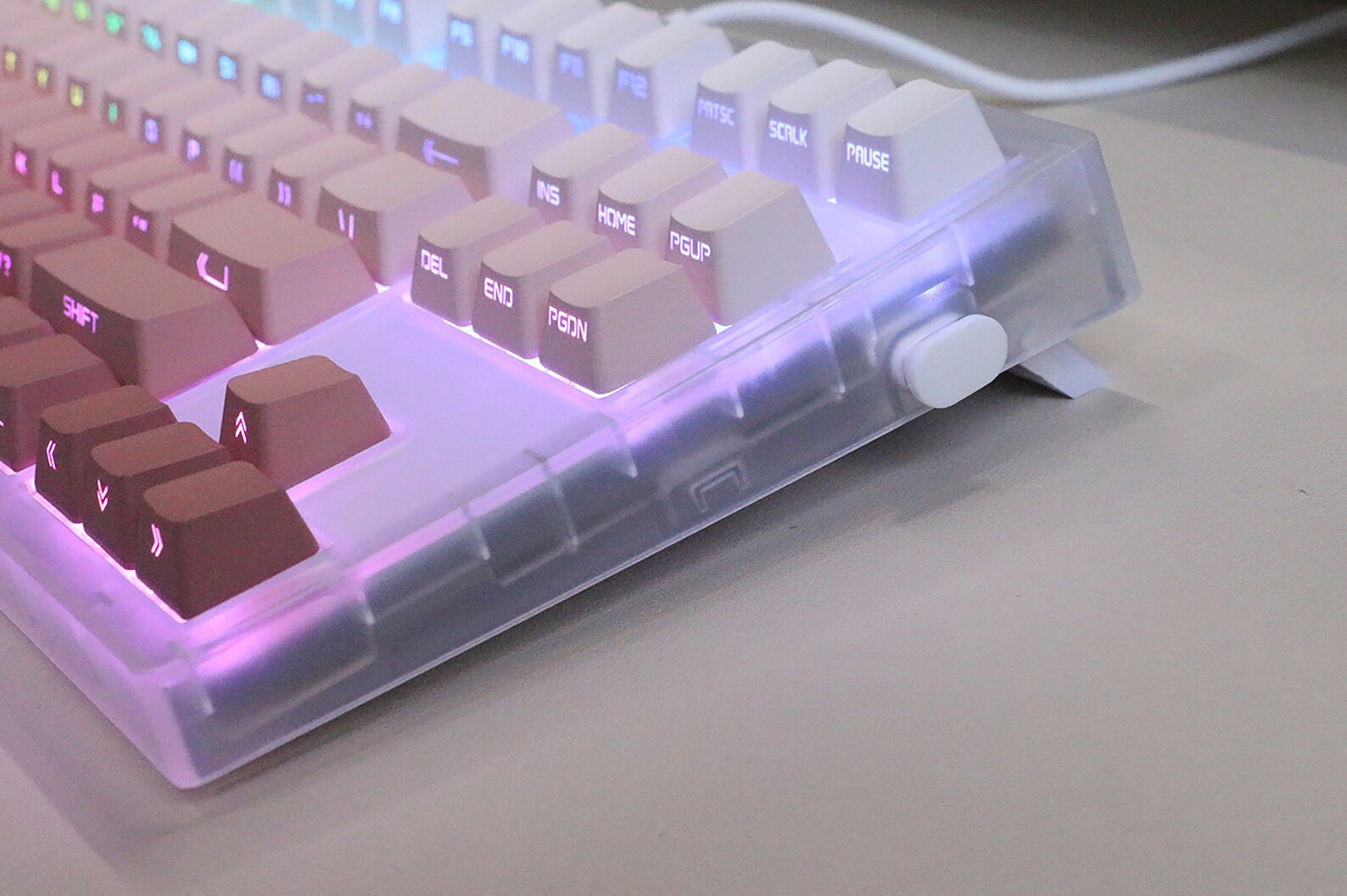 109 Pcs Pink Gradient Translucent Keycap Set Top Side Print - Etsy ...