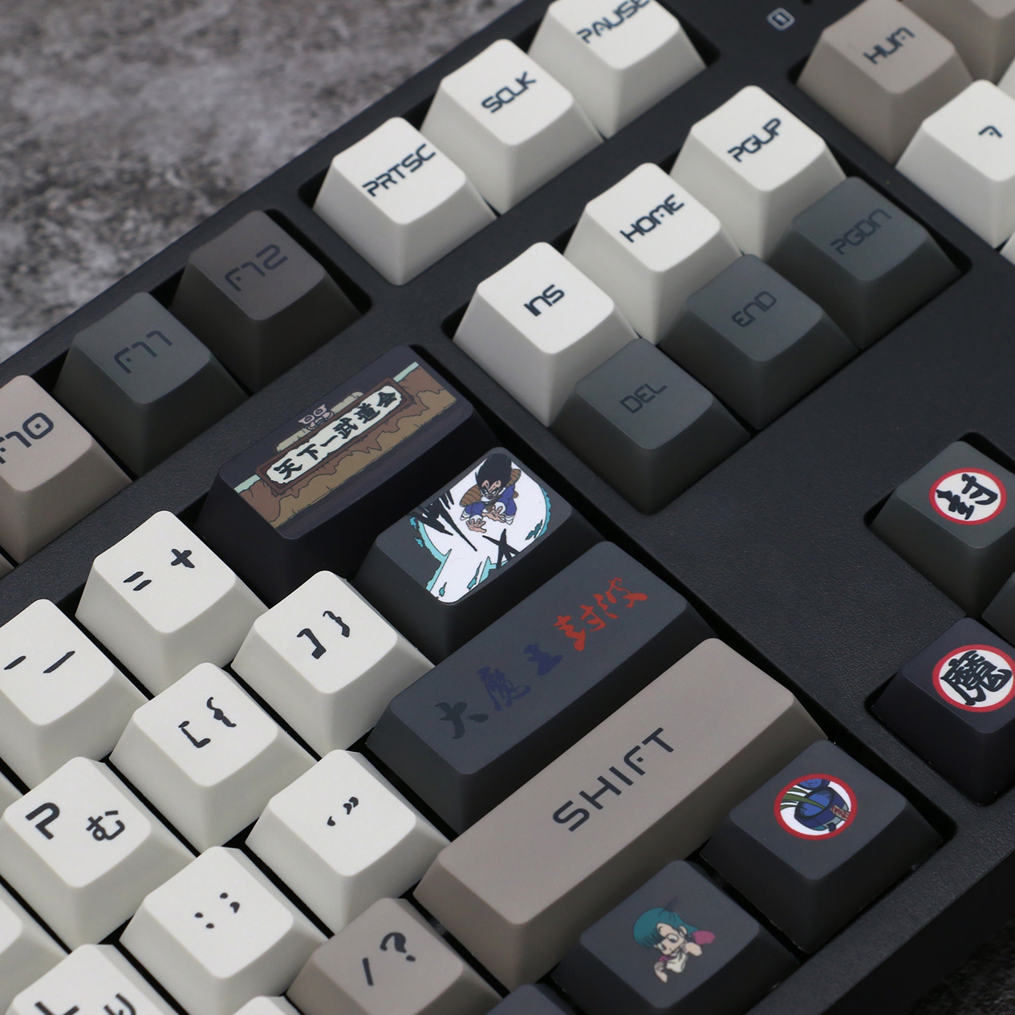 137pcs Dragon Ball Themed Keycap Set Japanese Keycaps PBT - Etsy