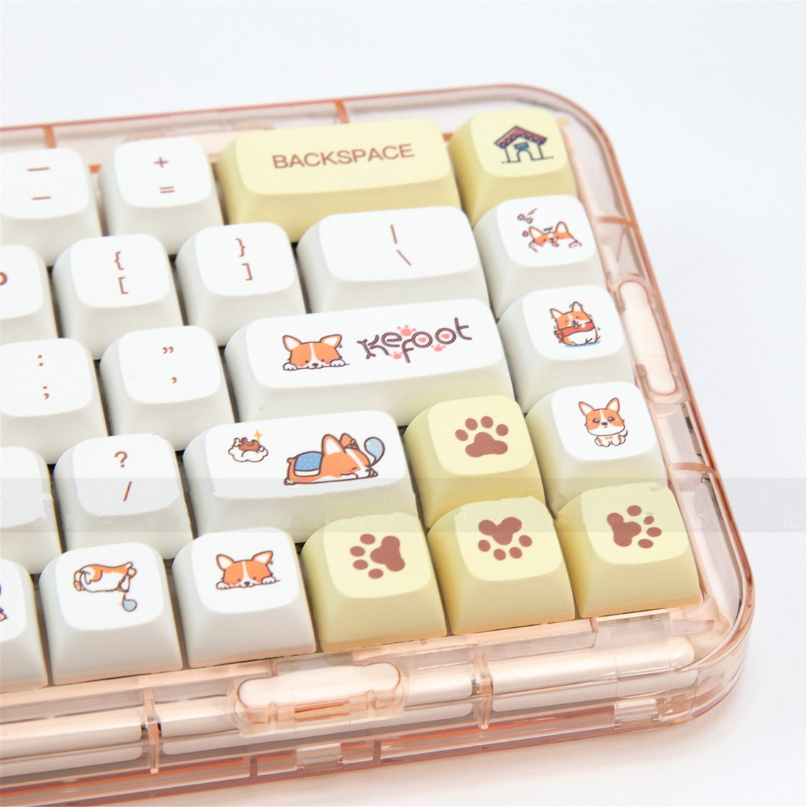 135pcs Kawaii Corgi Theme Keycap Set Puppy Keycap XDA - Etsy Canada