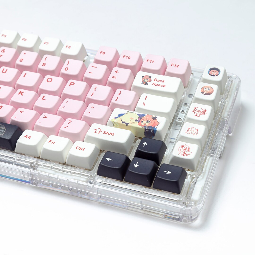 145PCS SPY Family Theme Keycaps,anime Keycap,cute Keycap,mda Keycap,pbt ...