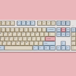 111PCS Rose Blue Baby Theme Keycap Set Pink Blue Keycaps - Etsy