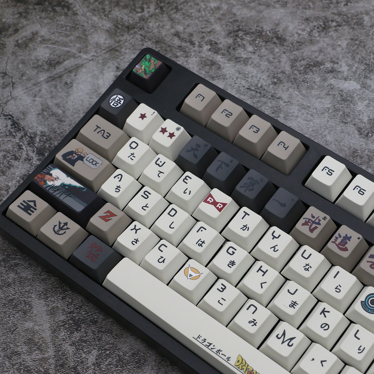 137pcs Dragon Ball Themed Keycap Set Japanese Keycaps PBT - Etsy