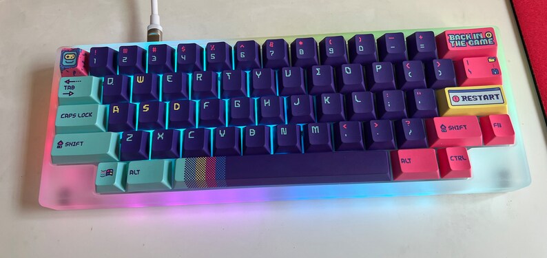 152PCS Back the Game Theme Keycaps personalized Keycaps - Etsy