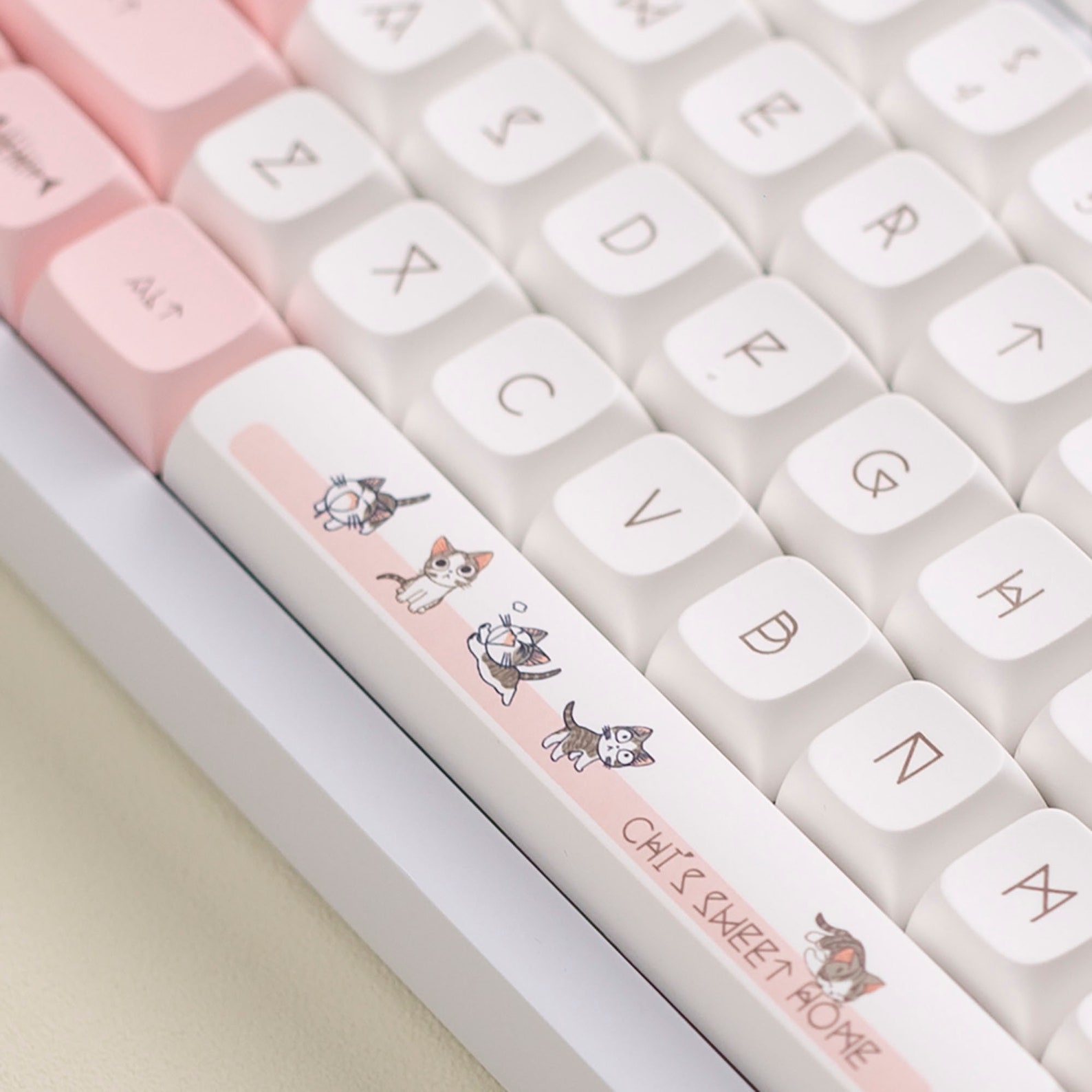 139pcs Cute Pink Cats Theme Keycap Pink Keycap XDA Profile - Etsy