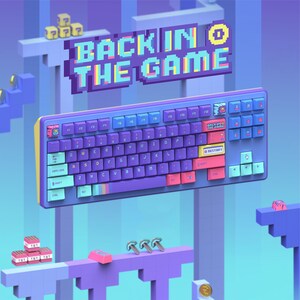 152PCS Back the Game Theme Keycaps ,personalized Keycaps, Cherry Keycap ...