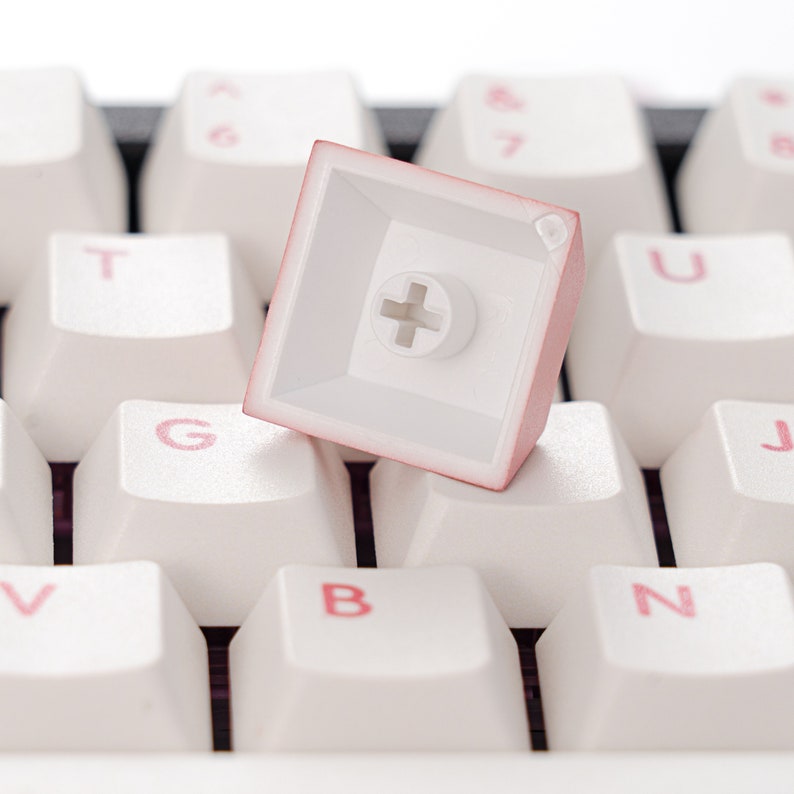136PCS Pink Peach Theme Keycap Set Kawaii Peach Bunny Keycap - Etsy