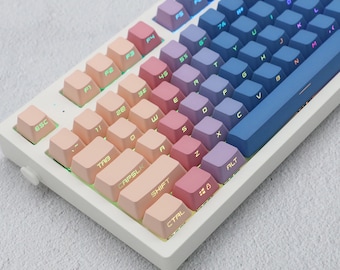 Sunset Mechanical Keyboard - Etsy