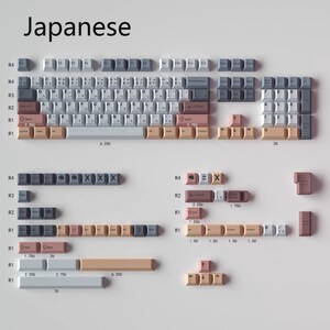 152PCS Akira Theme Keycap Set,japanese Keycap,anime Keycap,pbt Keycap ...