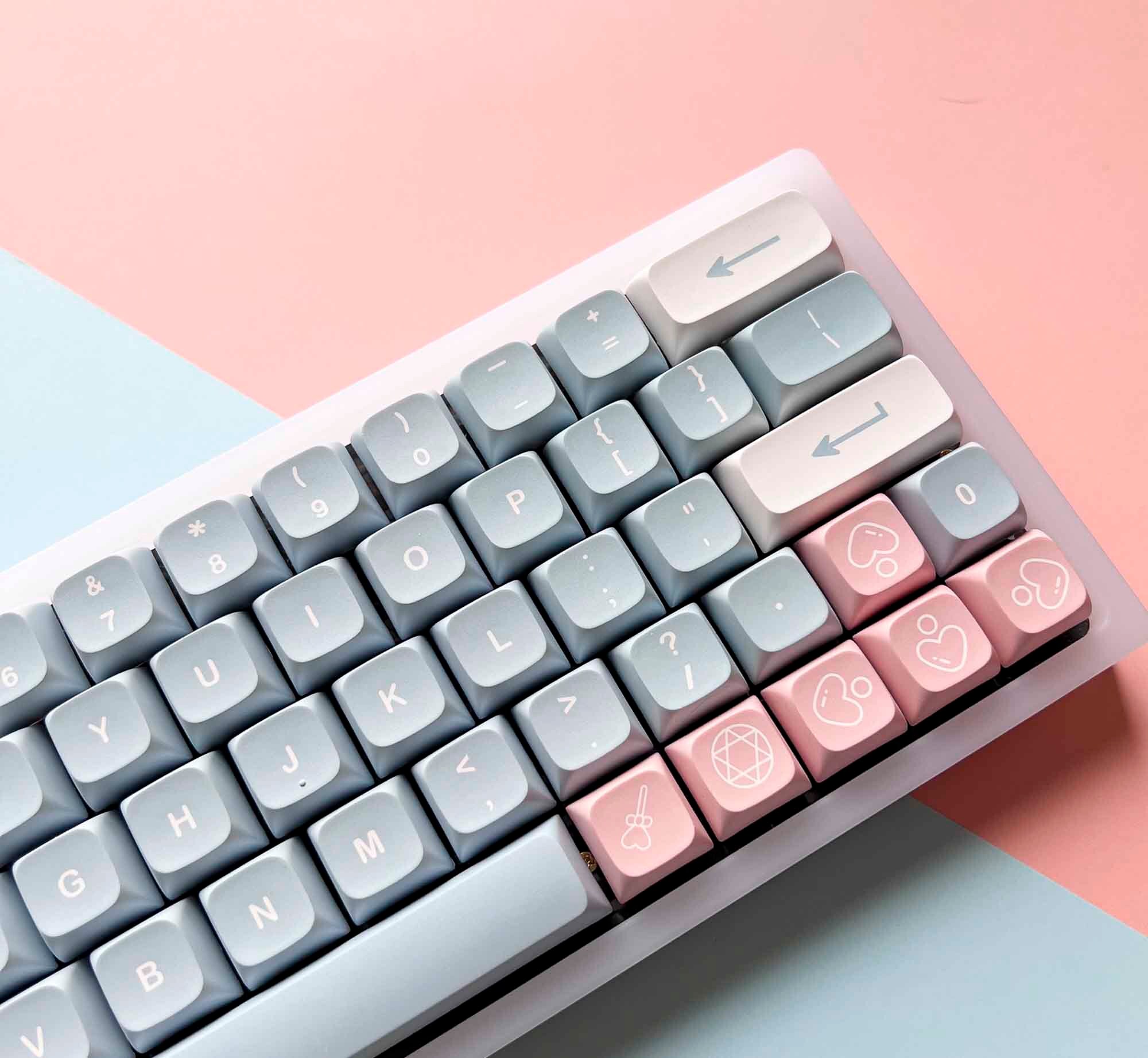 108 Pcs Sky City Theme Keycap Set Cute Pink Blue Keycaps | Etsy UK