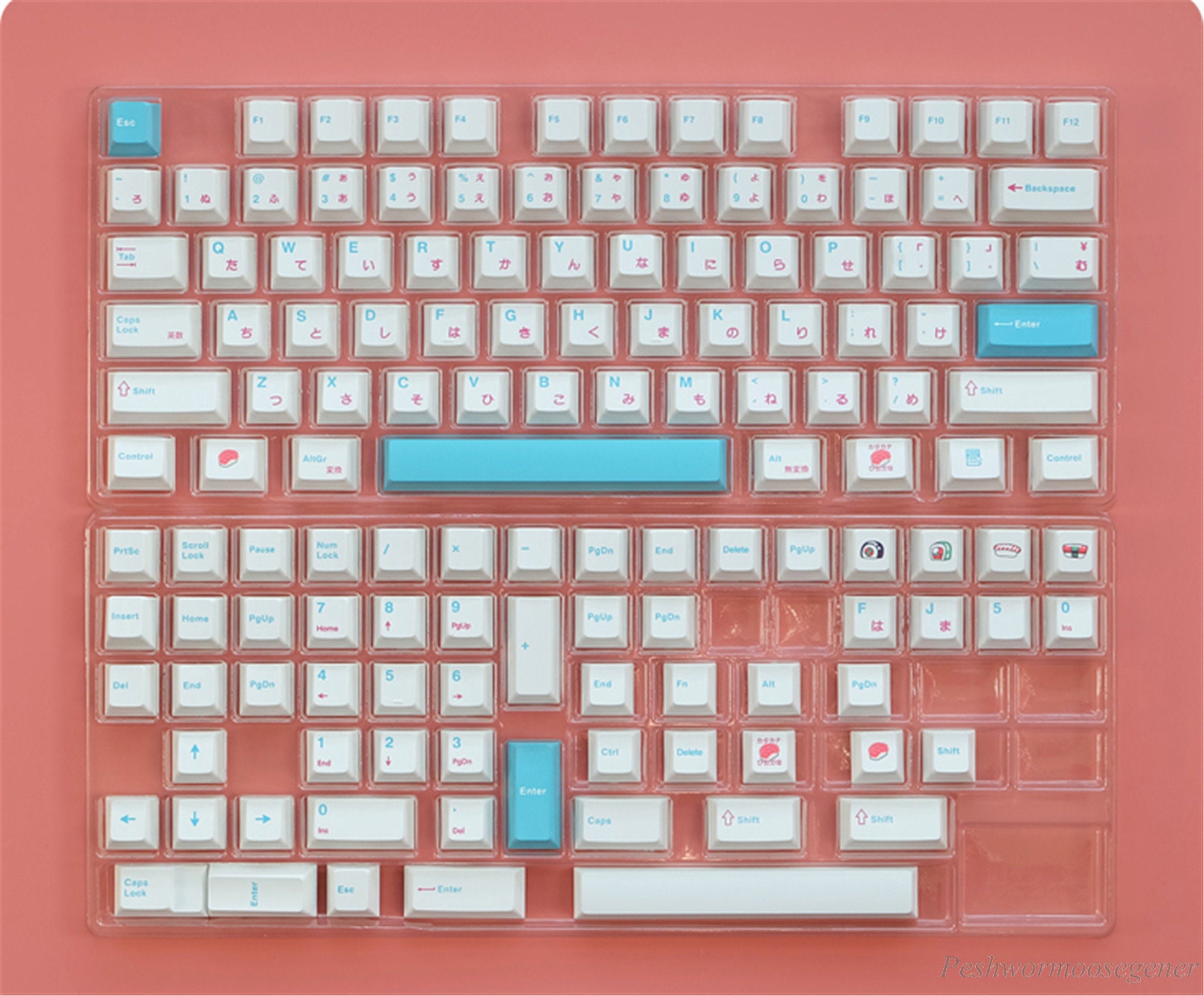 135pcs Sushi Theme Keycap Set PBT Keycap Set Cherry Keycaps - Etsy Canada