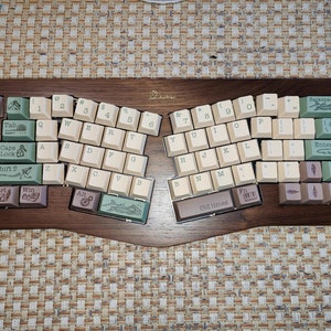 151PCS Old Time Theme Keycap Set,vintage Brown Green Keycap Set,pbt ...