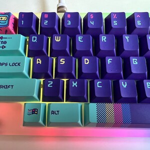 152PCS Back the Game Theme Keycaps ,personalized Keycaps, Cherry Keycap ...