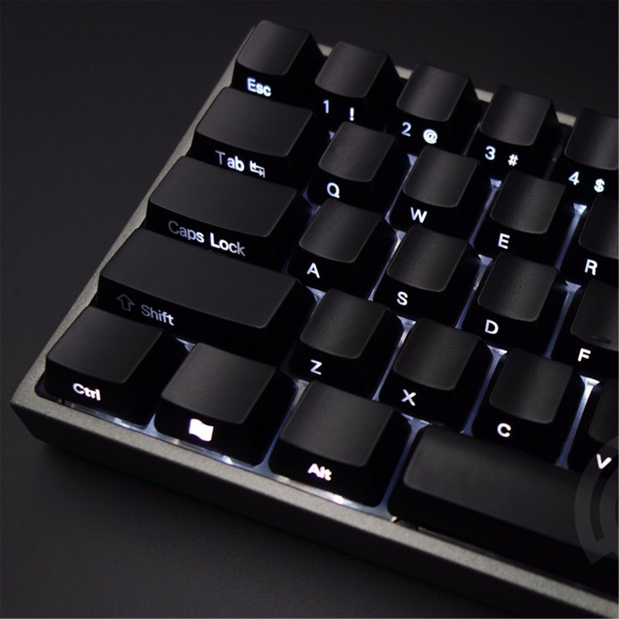 104pcs Black Side-lit Keycap Setoem Keycap ABS Keycap MX - Etsy