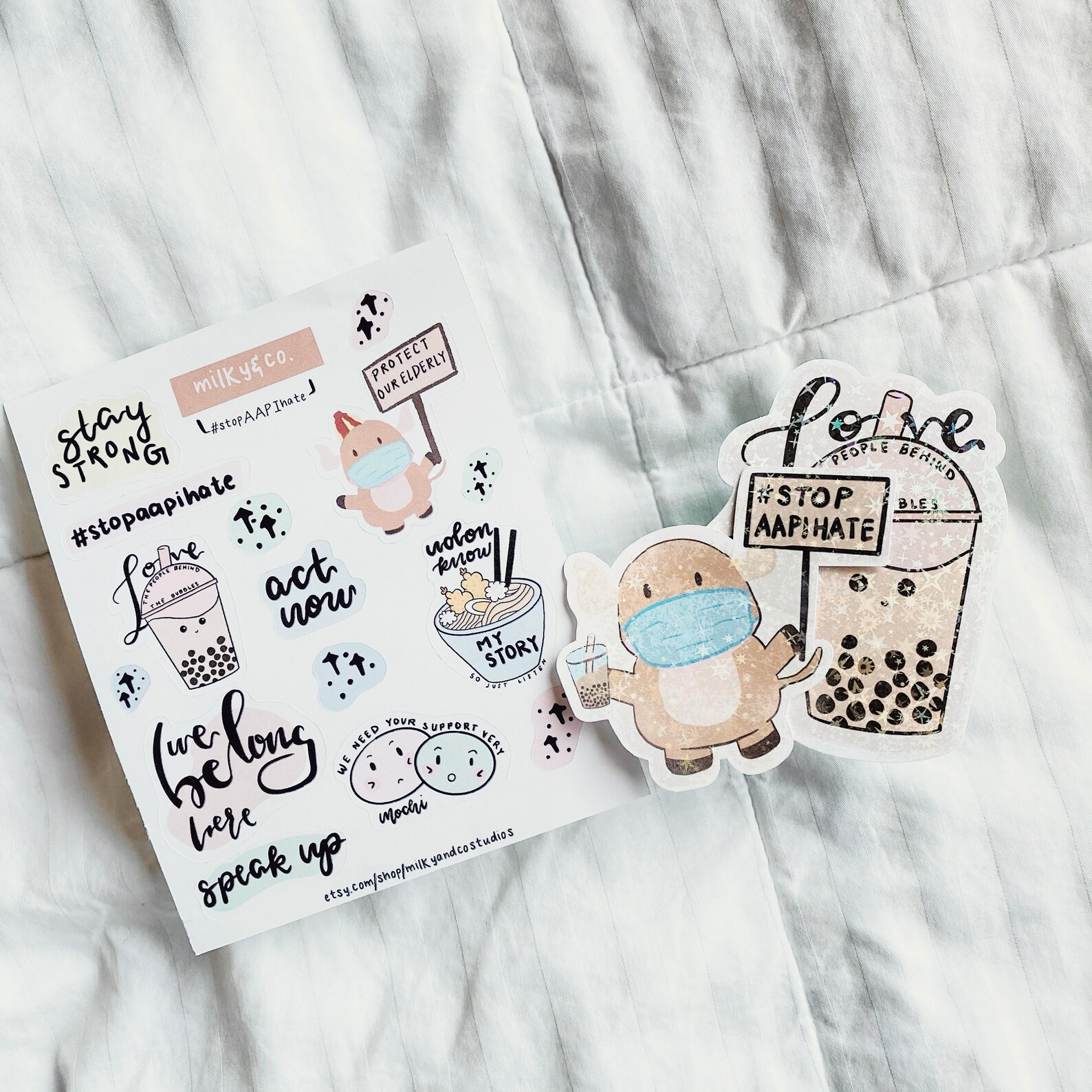 Stop AAPI Hate Sticker Bundle Stickers for a Cause All - Etsy