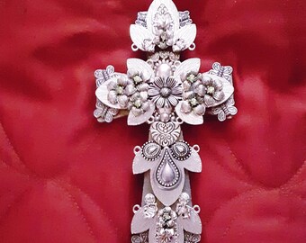 Silver Wall Cross - Etsy