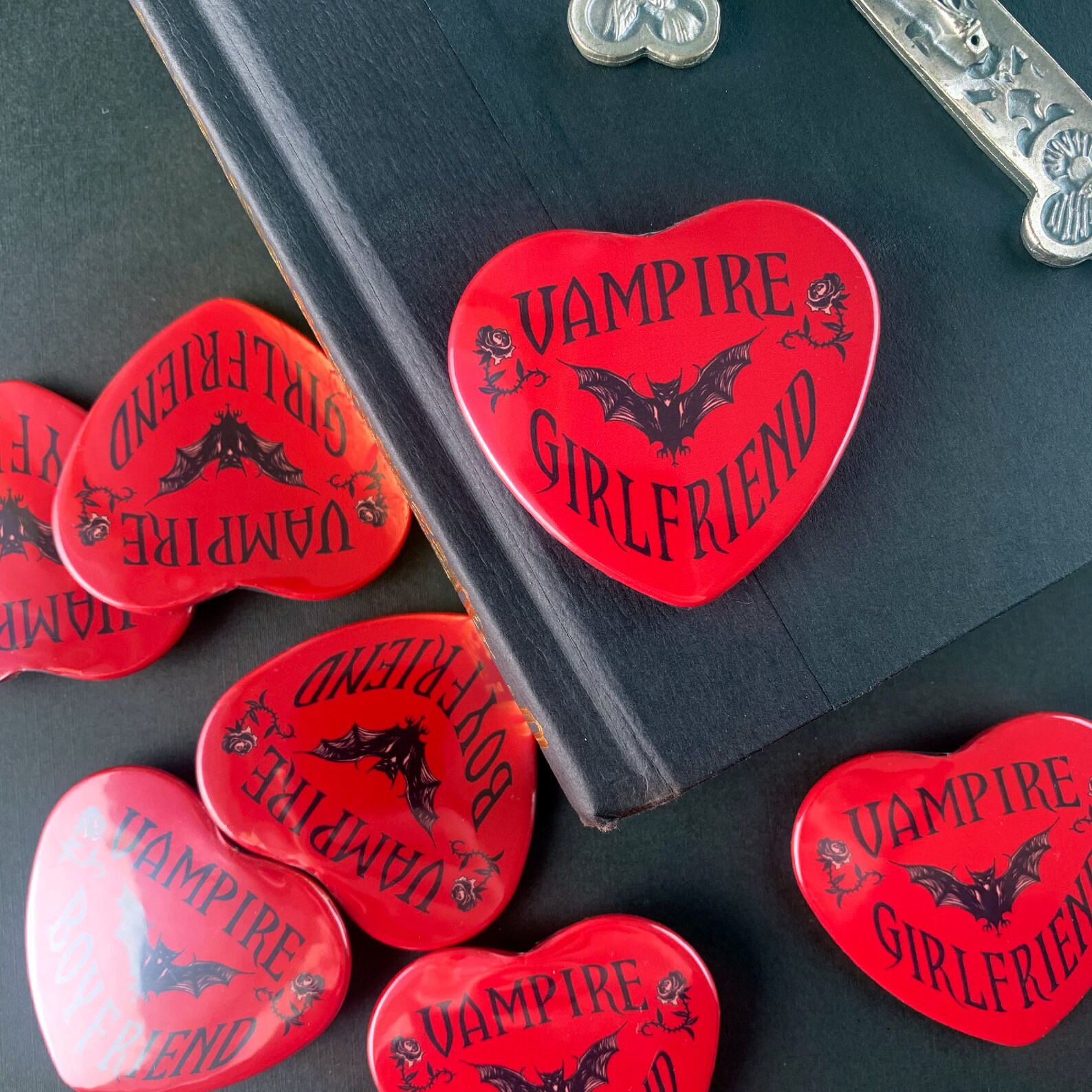 Vampire Girlfriend/boyfriend Matching Couple Pinback Buttons - Etsy