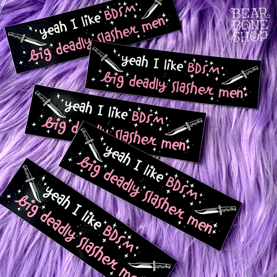 Big Deadly Slasher Men | Horror Movie Bumper Sticker - Etsy