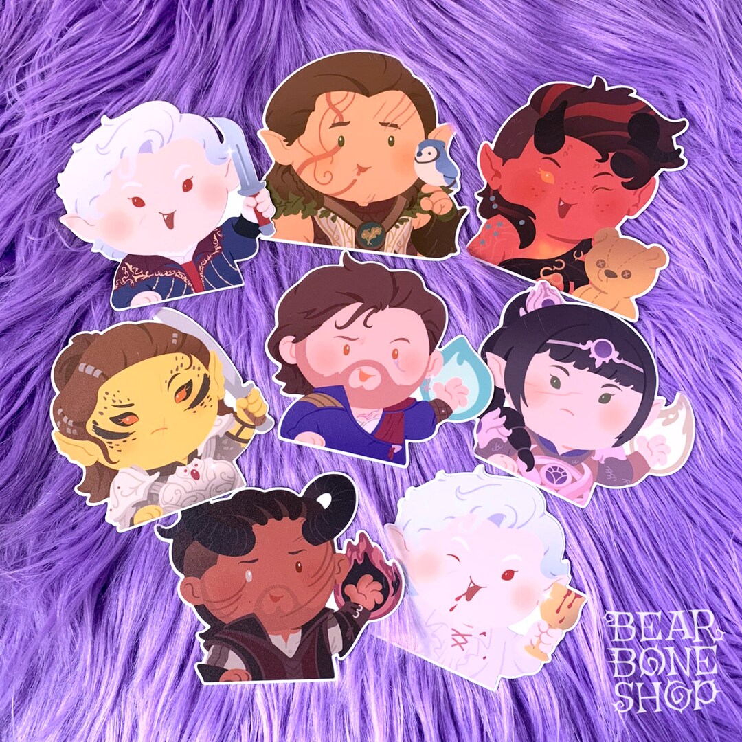 BG3 Peeker Stickers | Car Window & Laptop Stickers - Etsy