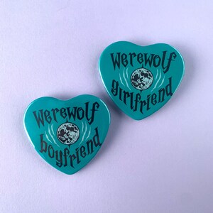 Werewolf Boyfriend / Girlfriend Pinback Button - Etsy