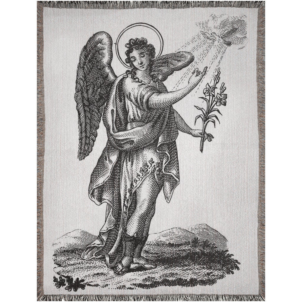 Angel Woven Blanket - Etsy