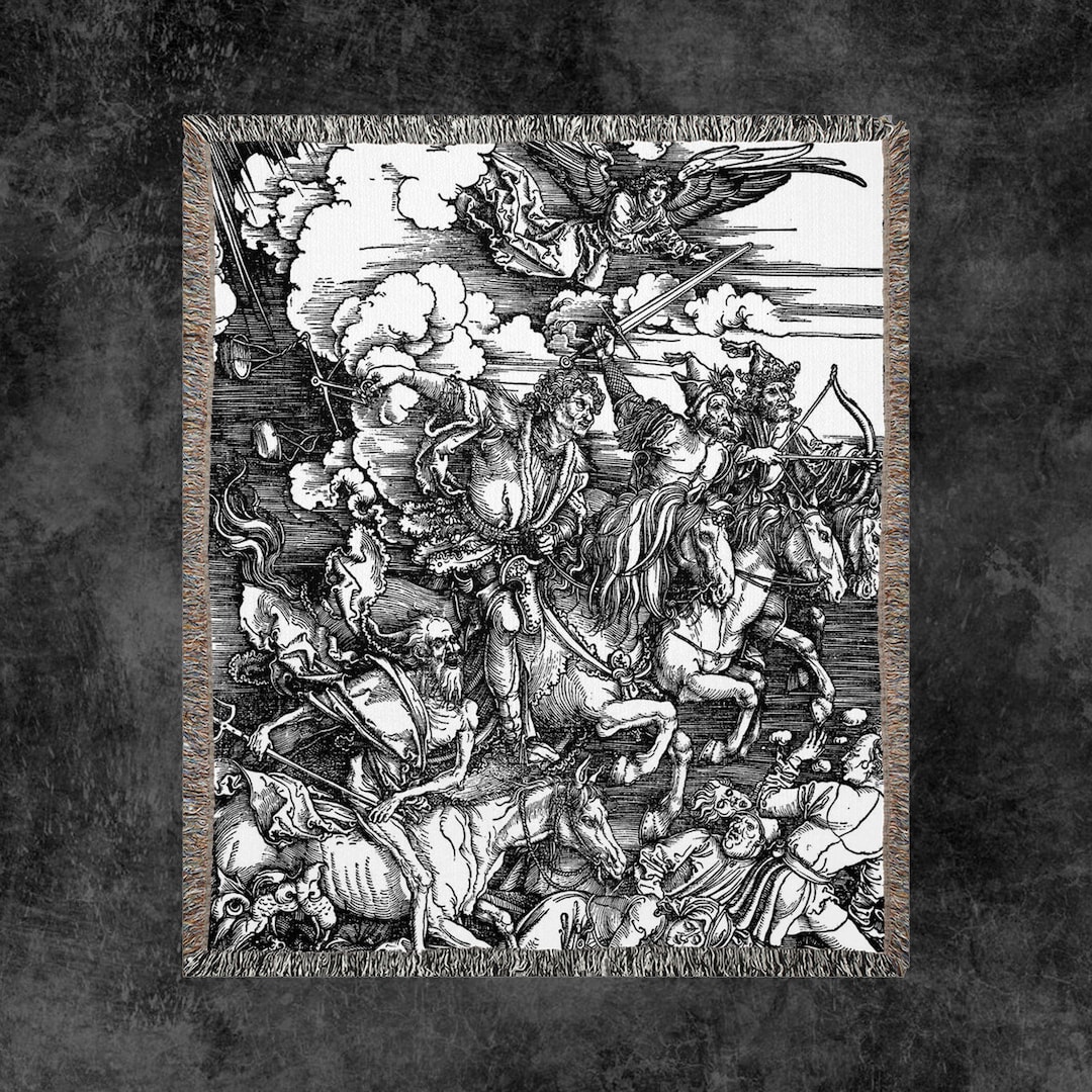 The Four Horsemen of the Apocalypse Albrecht Durer Woven - Etsy