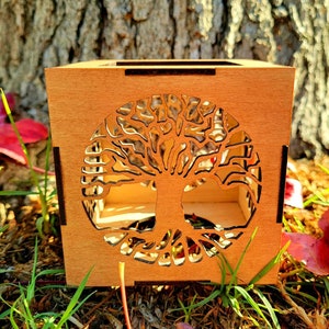Tree of Life Shadow Lantern Tree of Life Wooden Decor Tree - Etsy