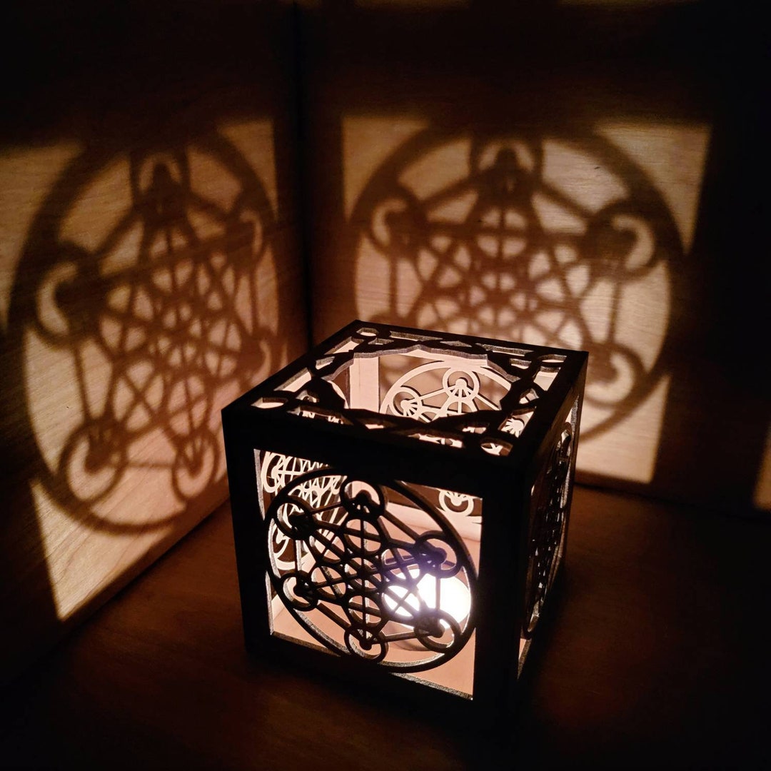 Metatron Cube Lantern, Metatron Tealight Holder, Metatron Gifts - Etsy