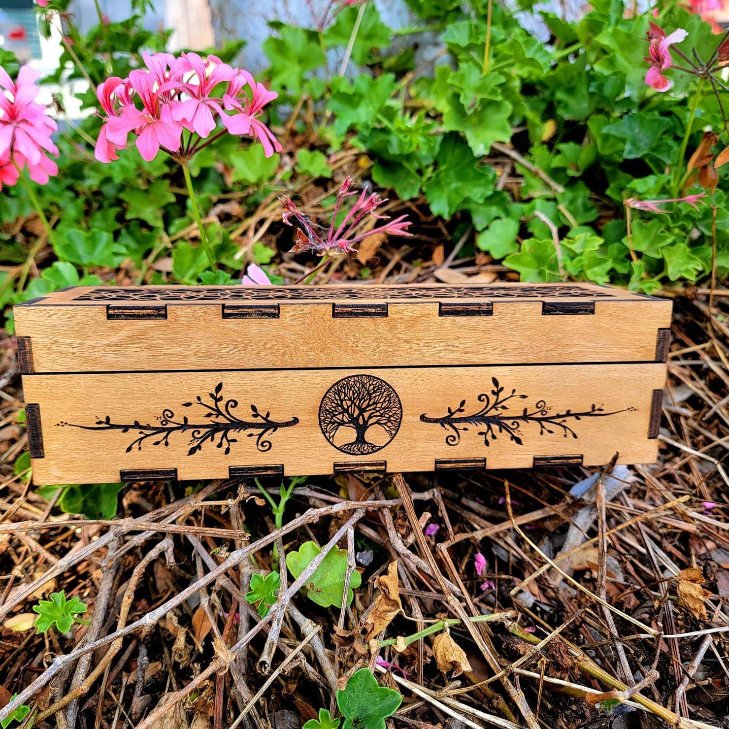 Incense Box Burner Wooden Incense Holder Mandala Incense | Etsy