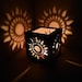 Sun Shadow Tealight Lantern, Wooden Meditation Altar Decor - Etsy