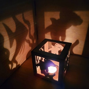 Sea Life Shadow Lantern, Hammerhead Shark Lantern, Sea Angel Fish ...