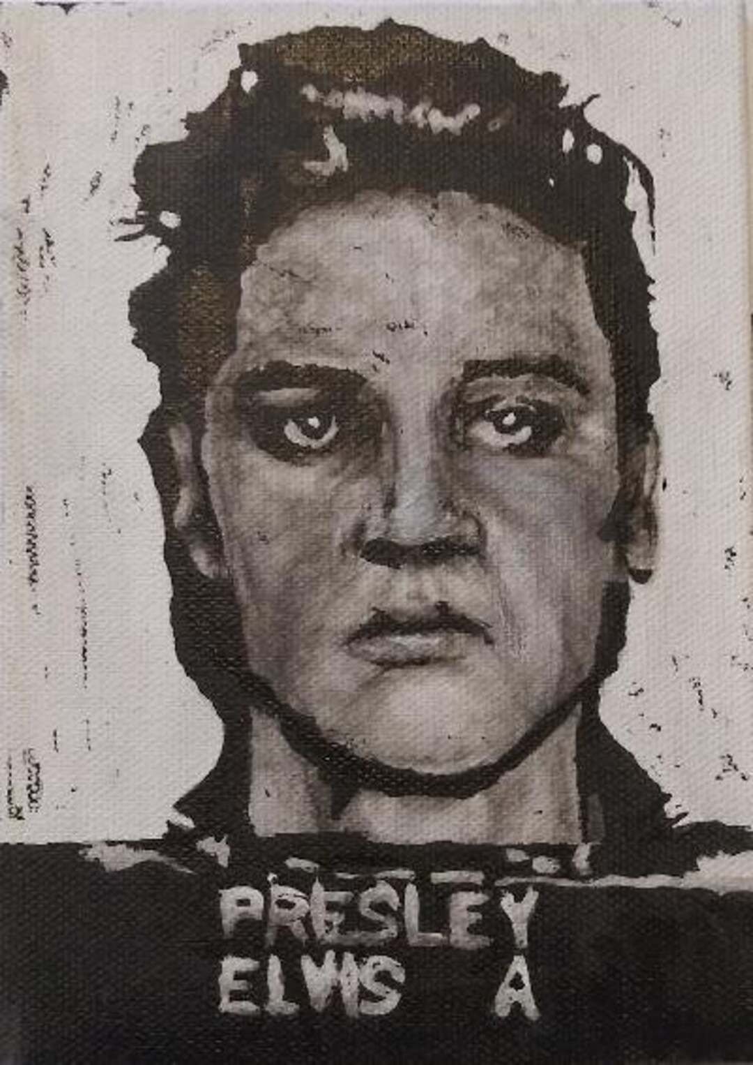 Elvis Presley Watercolor Painting - Etsy