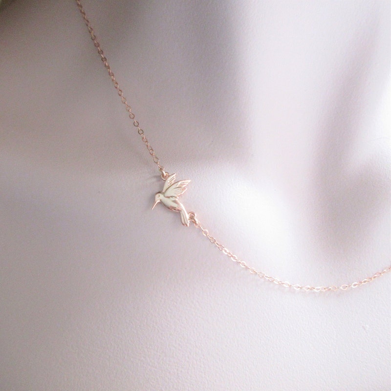 Hummingbird Necklace - Etsy