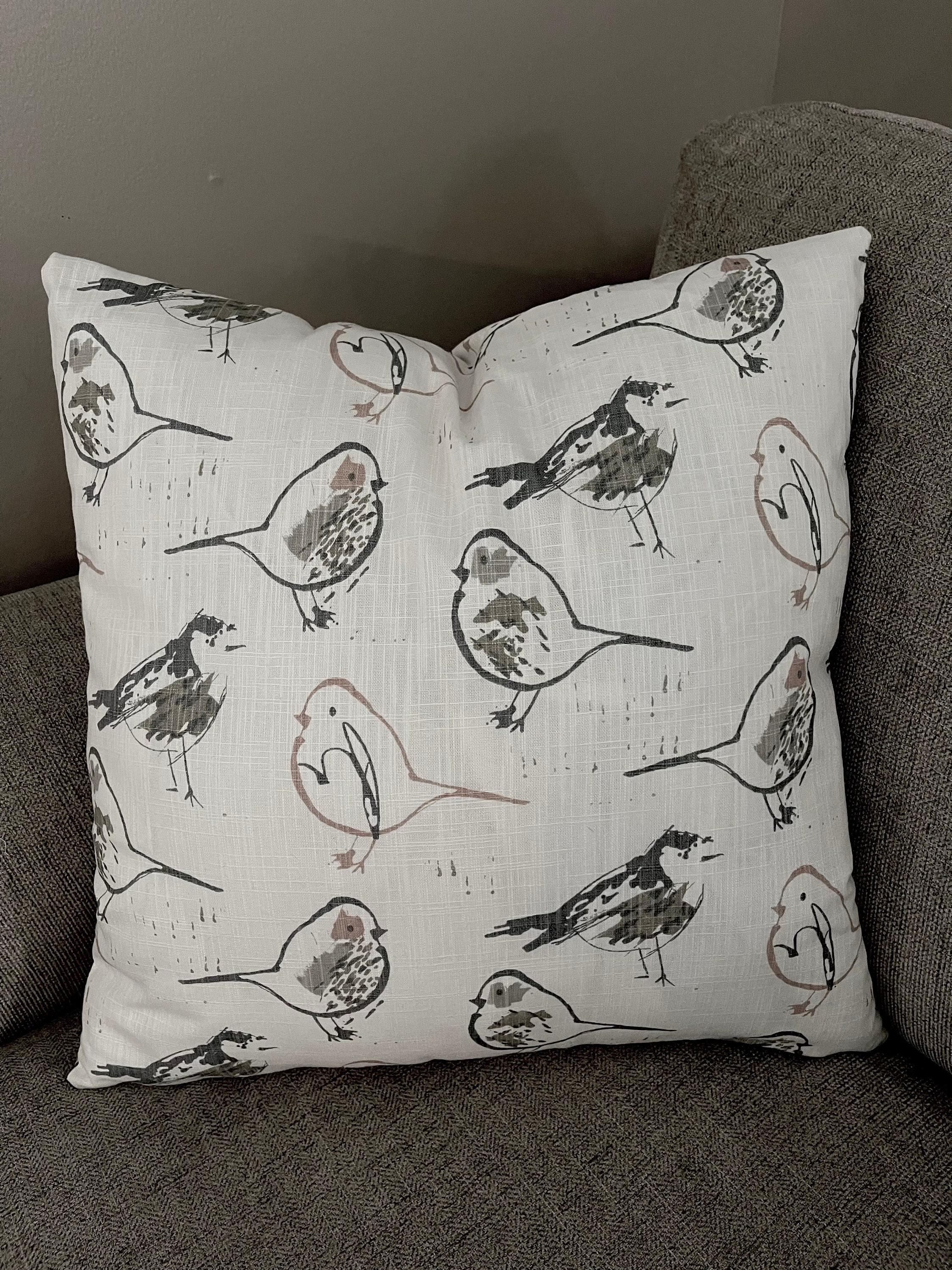Bird-themed Decorating Fabric for Draperies, Curtains, Pillows, Etc. is ...