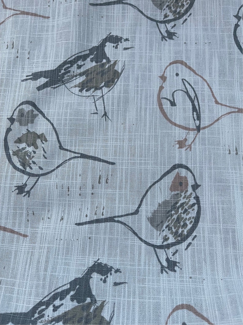 Bird-themed Decorating Fabric for Draperies, Curtains, Pillows, Etc. is ...