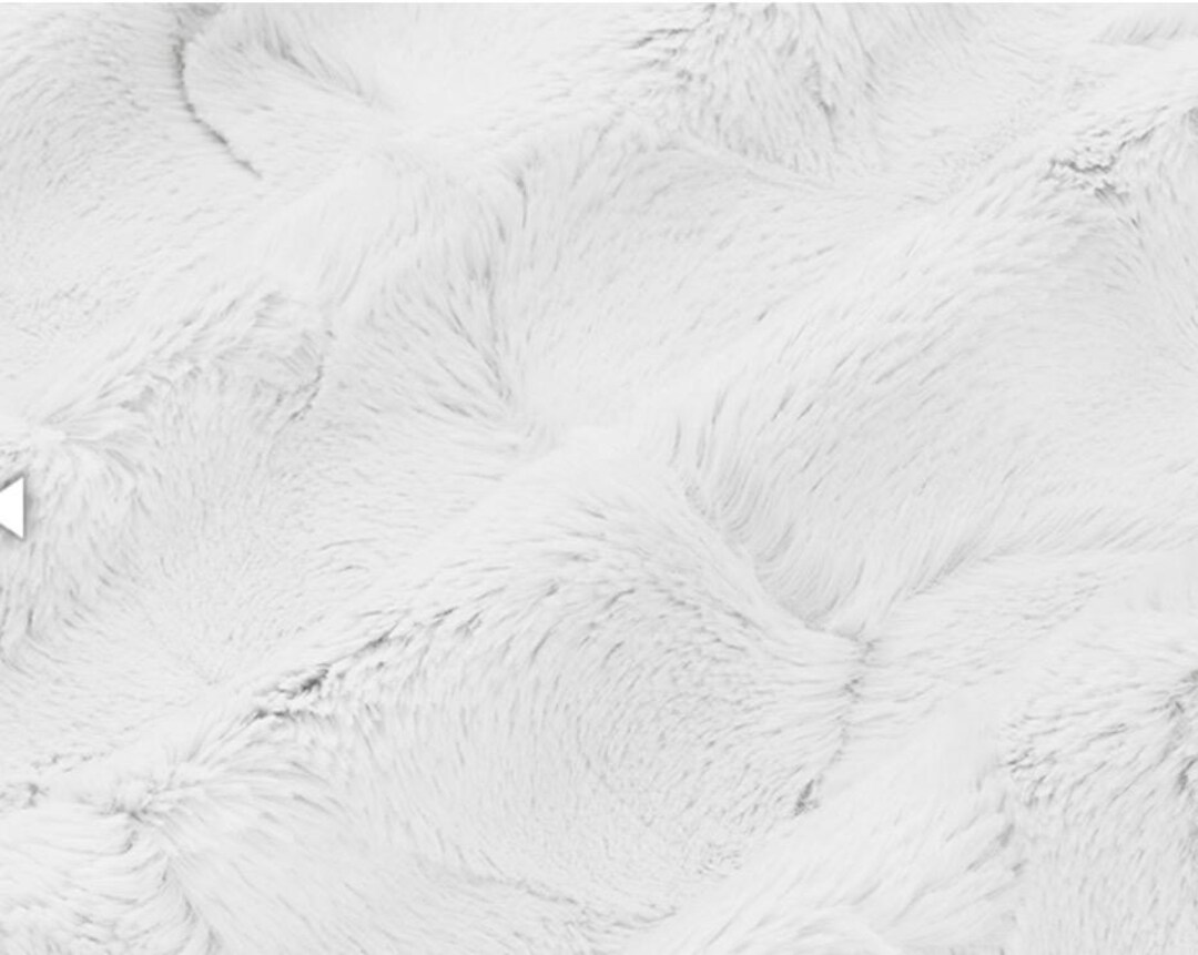 White Minky Fabric - Etsy