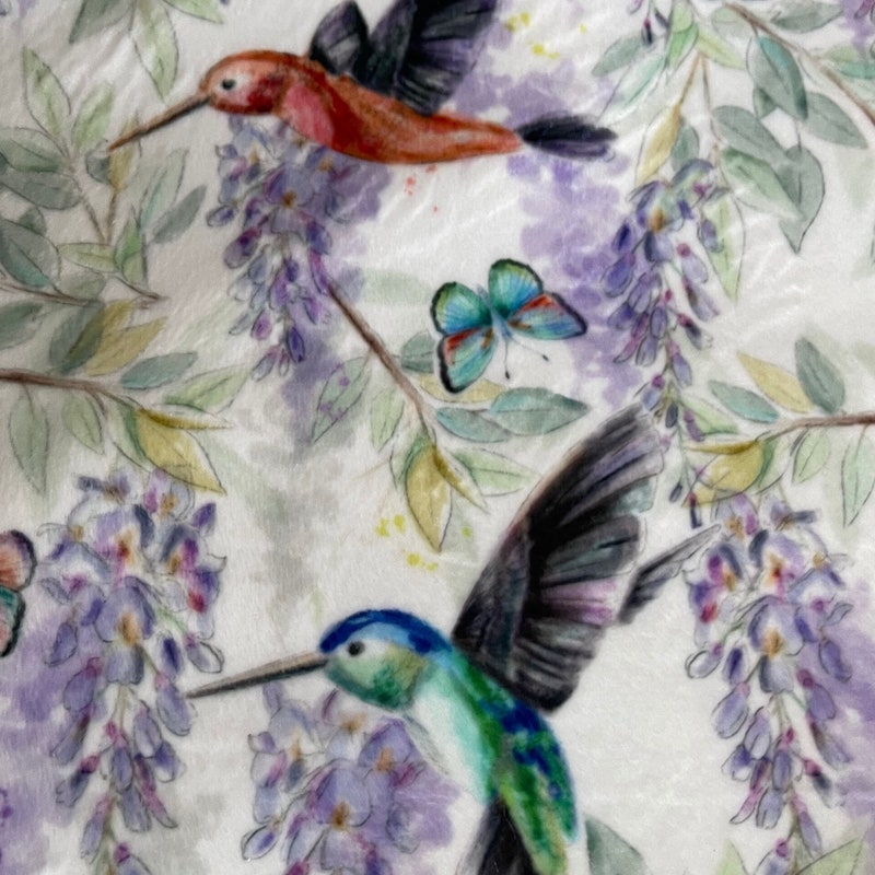 Hummingbird Fabric - Etsy