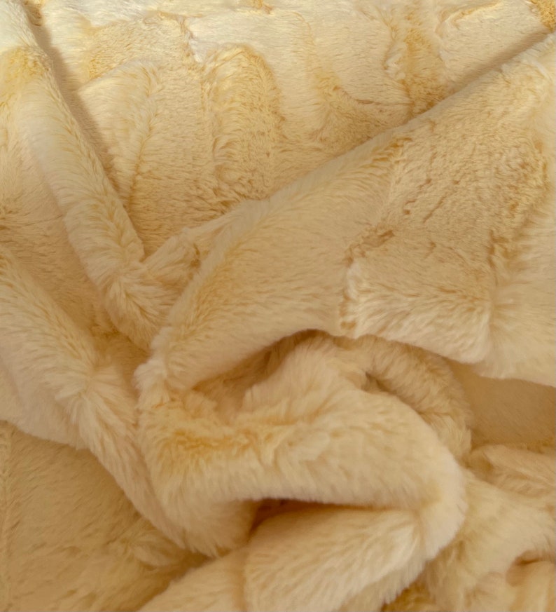 Soft Yellow Minky Fabric - Cozy Material for Blankets and Pillows - Etsy