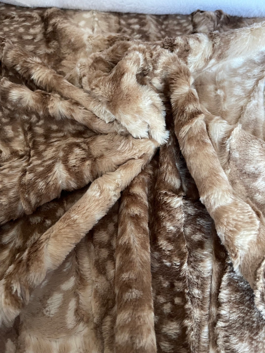 Premium Minky Animal Print Fabric - Ideal for Sewing Projects, Minky ...