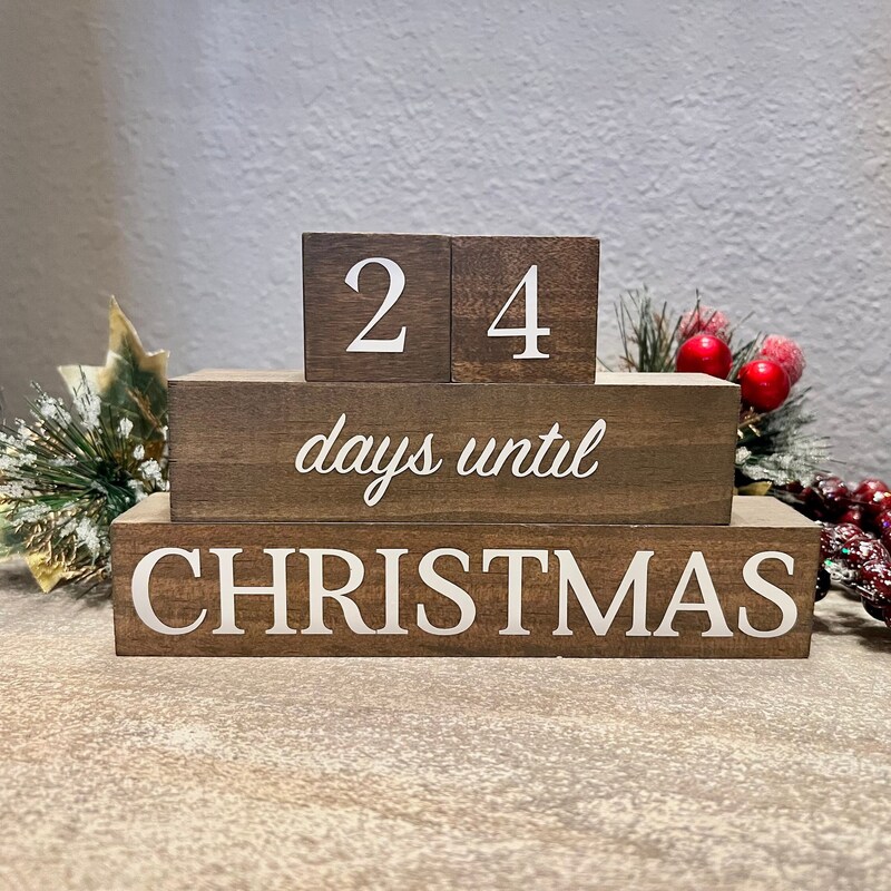 Countdown Blocks - Etsy